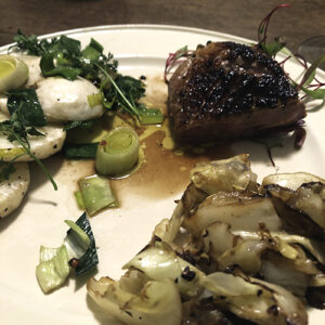 duck breast; roast turnips, leek; cabbage, juniper, balsamic – Hoggard ...